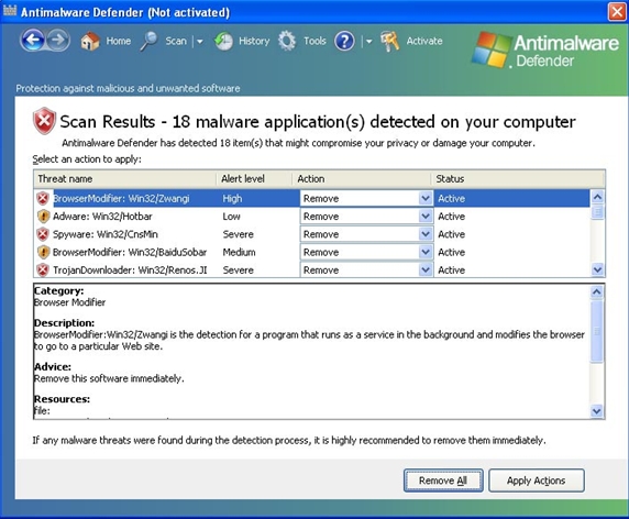 Antimalware Defender Removal - RemoveVirus.org
