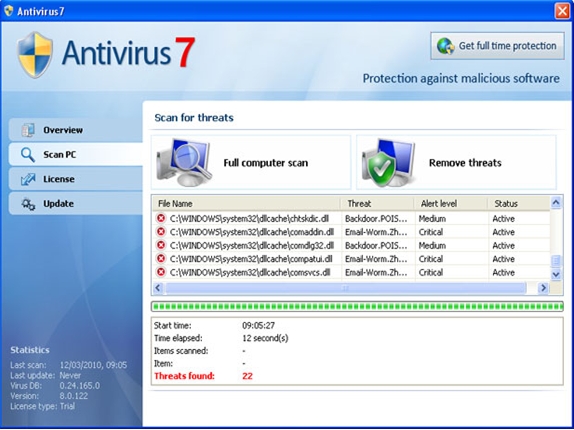 AV 7 Virus Removal Guide - RemoveVirus.org