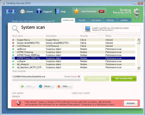 Desktop Security 2010 Removal - RemoveVirus.org
