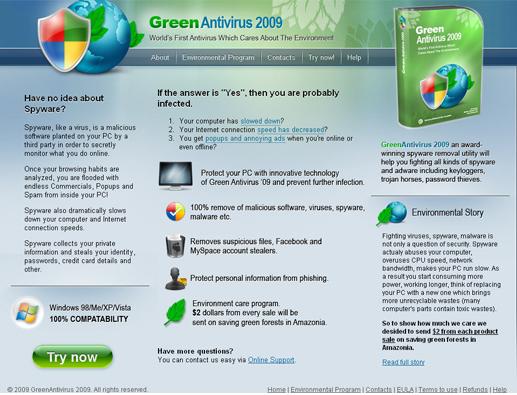 Green Antivirus Removal Guide - RemoveVirus.org