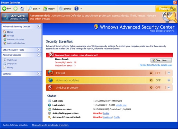 System Defender Removal - RemoveVirus.org