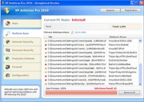 XP Antivirus Pro 2010 - RemoveVirus.org